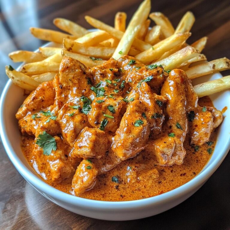 Creamy 35-Minute Butter Chicken mit Knoblauchsauce Und Pommes – us ...